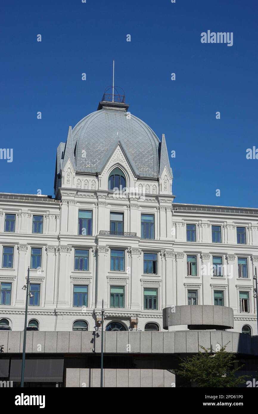 Norway, Oslo, Vikaterrassen, pedestrian street, located in the heart of ...