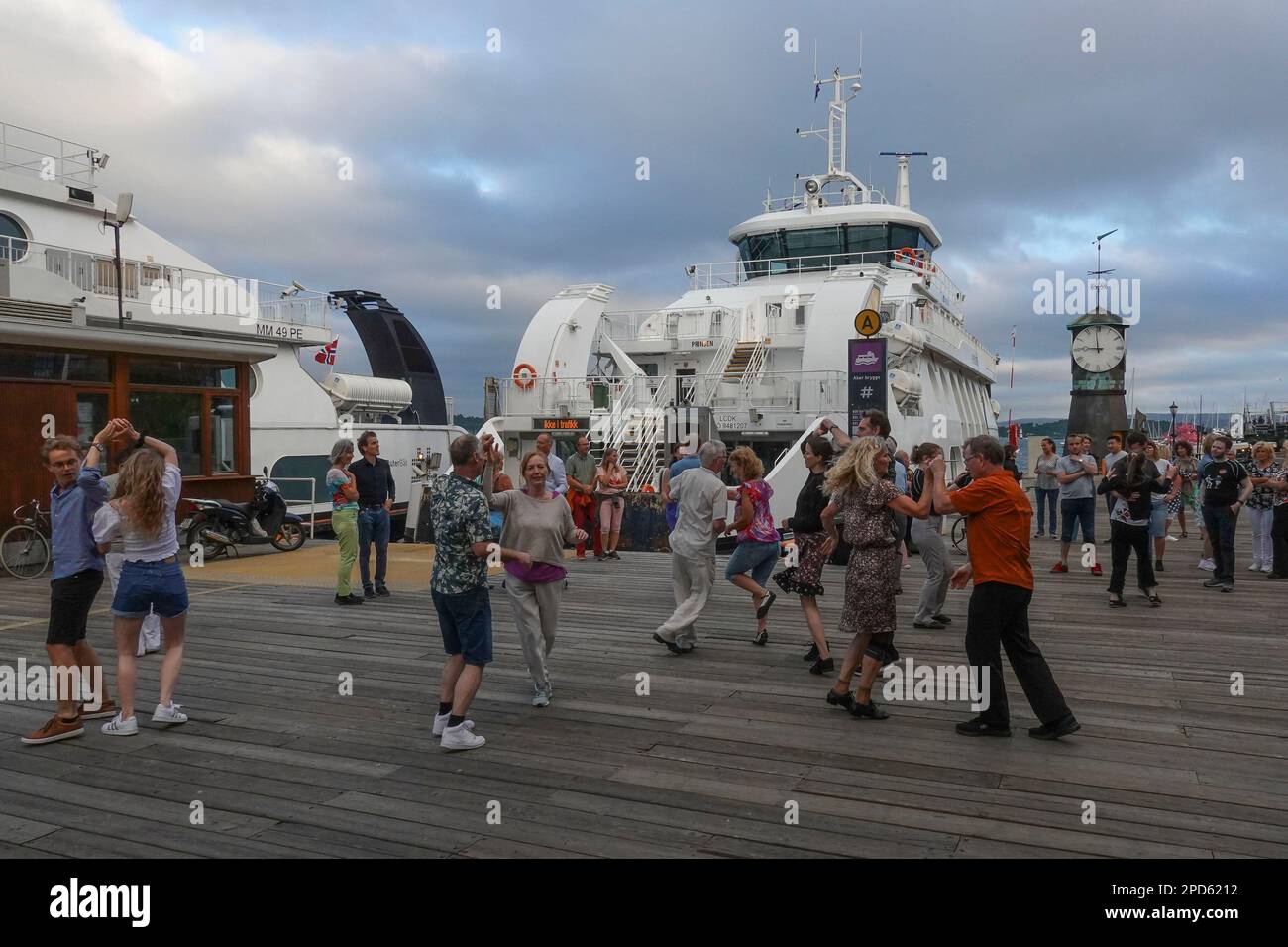 Norway, Oslo, Aker Brygge is a neighbourhood in central Oslo Since the ...