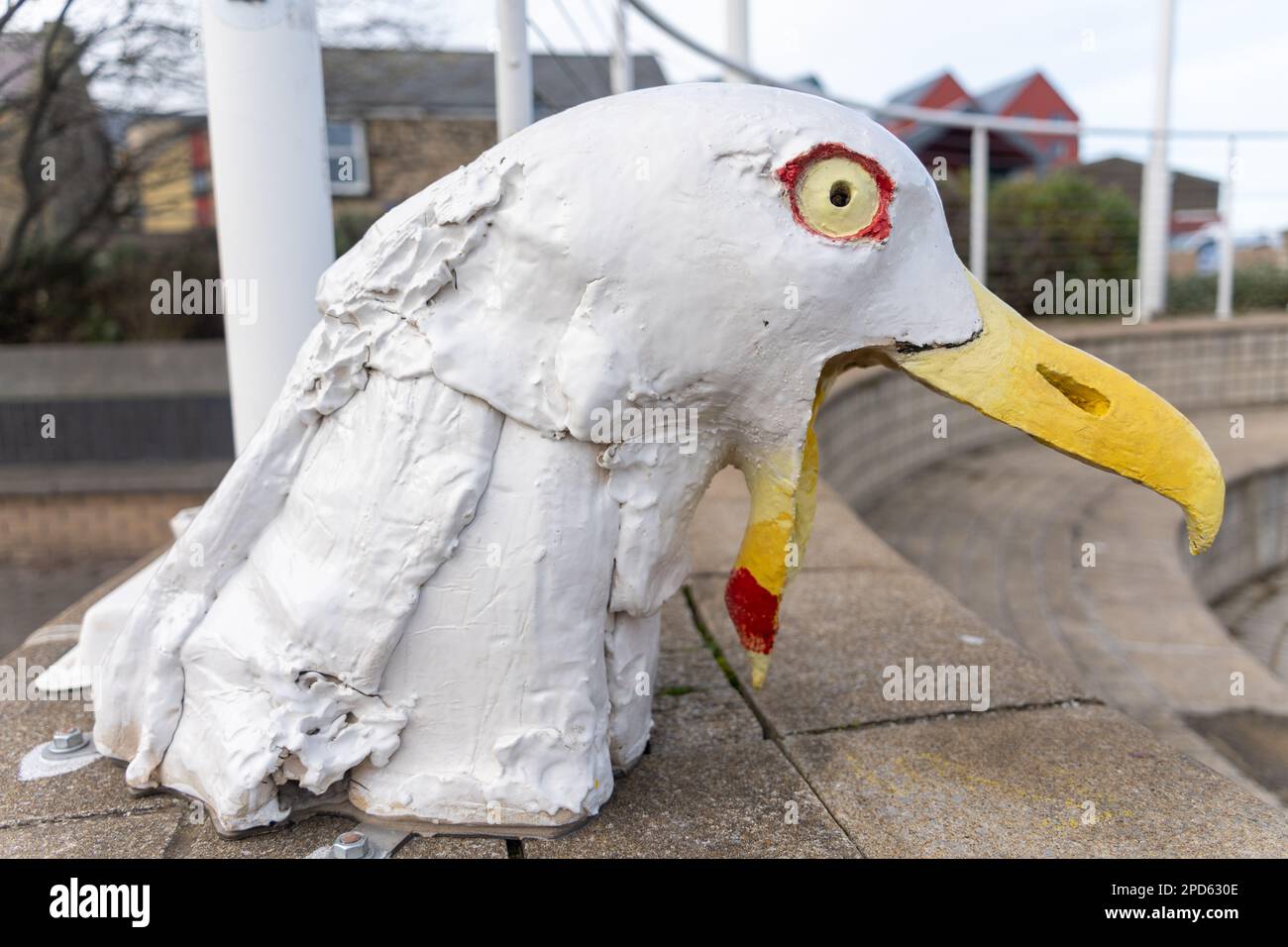 Seagull, part of Bird Heads by Andrew Burton, part of the Bord Waalk ...
