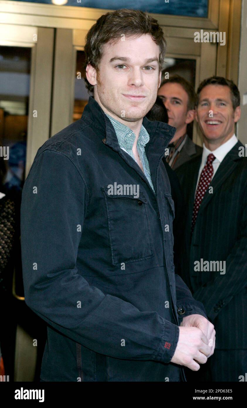 Actor Michael C. Hall arrives to the Broadway opening of "Three Days of ...