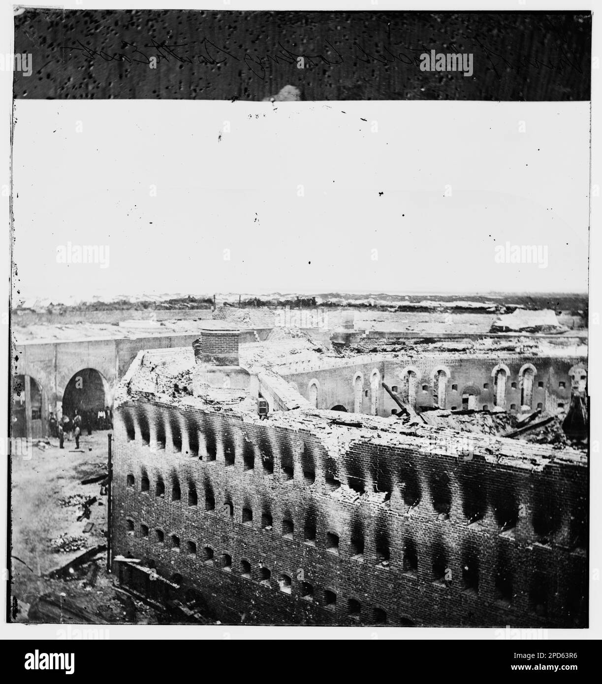 Fort Morgan, Alabama. Ruins of fort. Civil war photographs, 1861-1865 ...