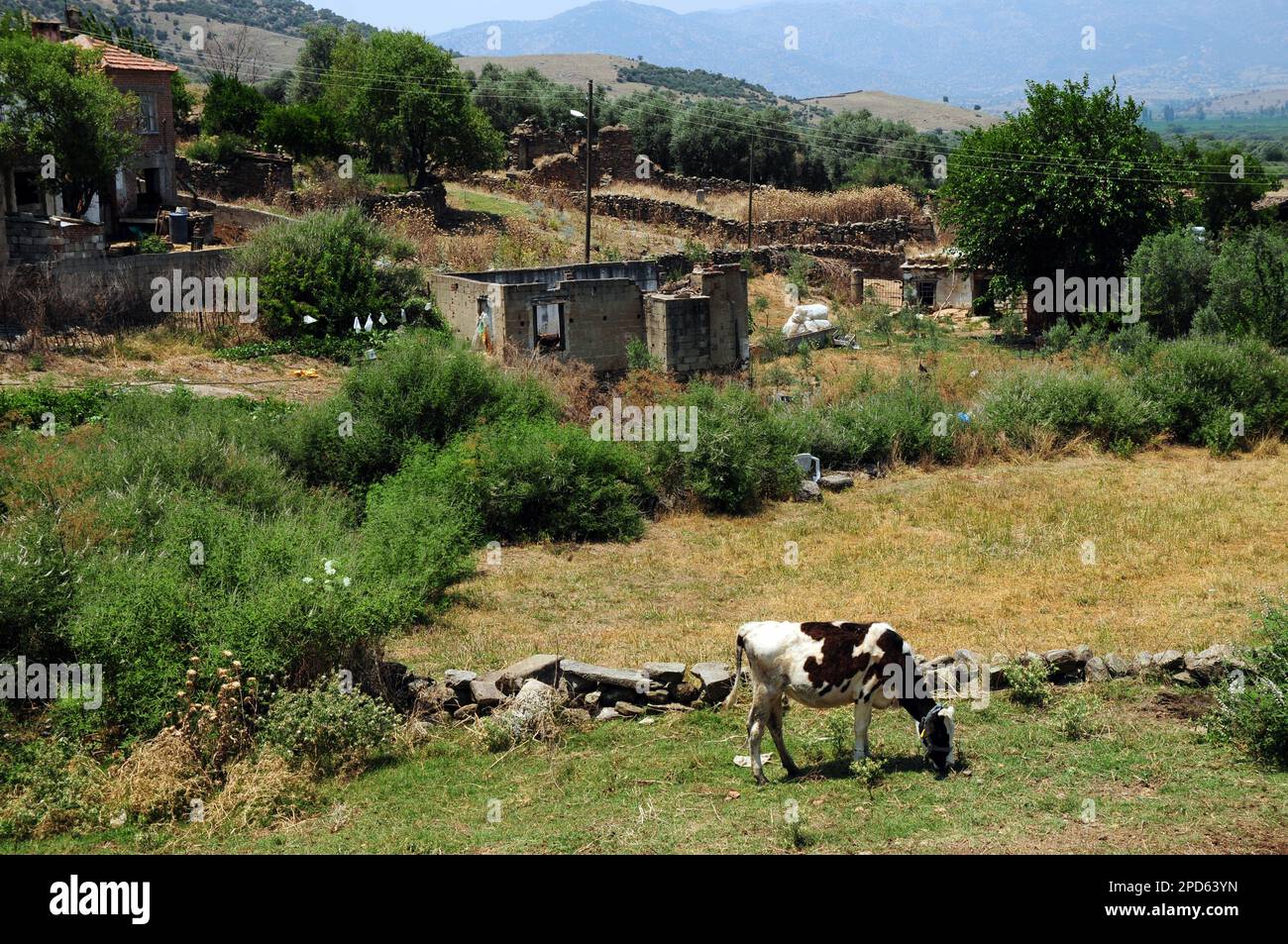 Old Turk Village - Aydin - TURKEY Stock Photo - Alamy