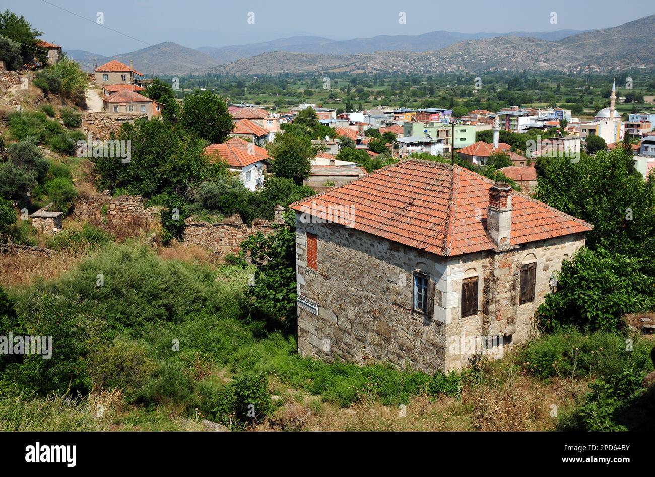 Old Turk Village - Aydin - TURKEY Stock Photo - Alamy