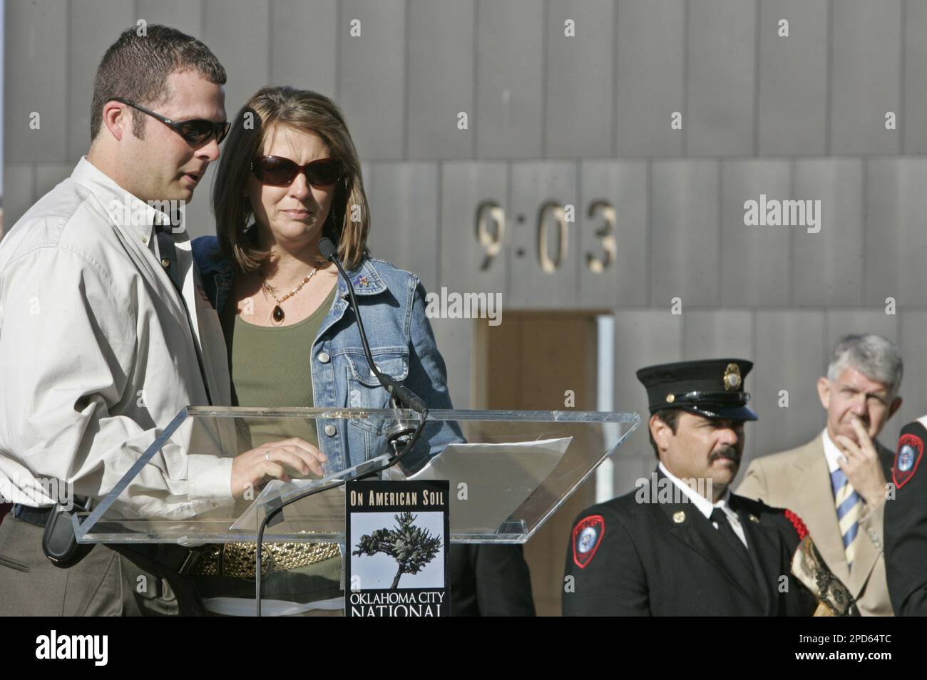 Alice Denison, right, and Mickey Paul Maroney, the children of Mickey B ...