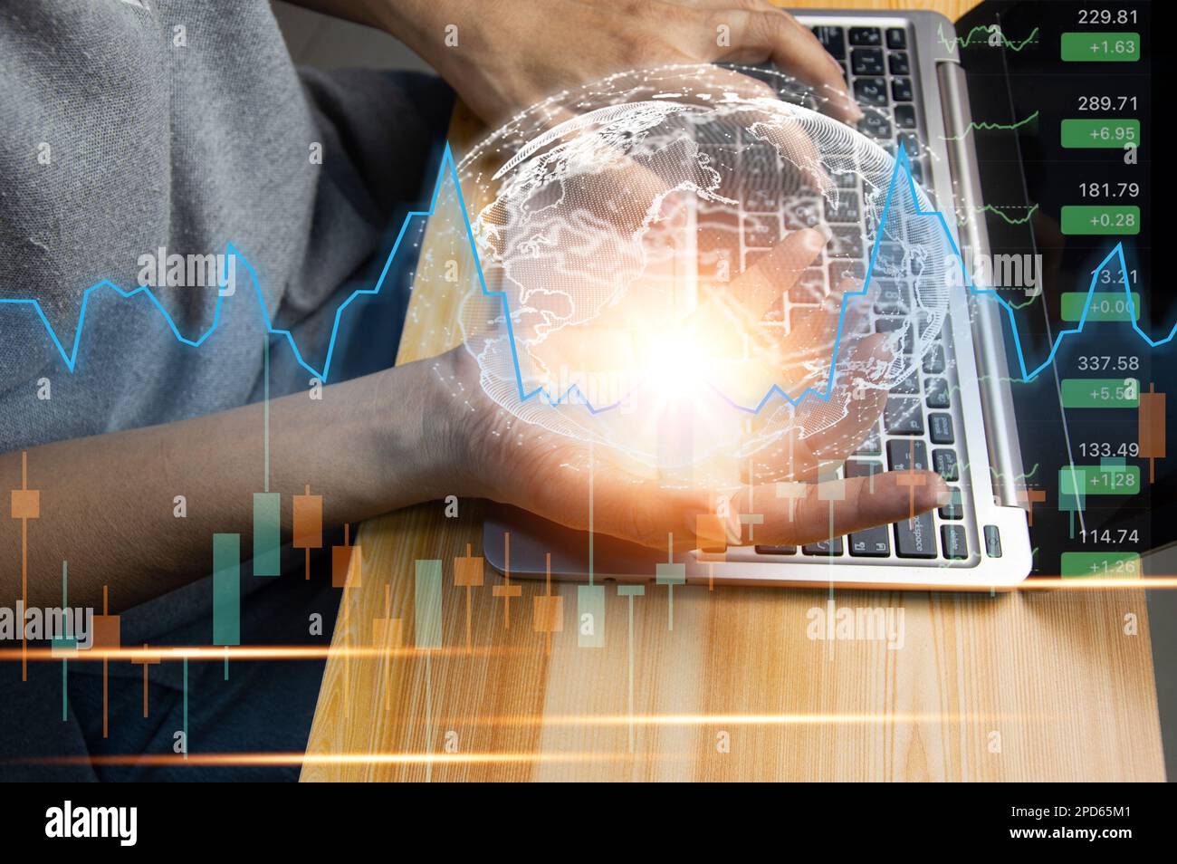 Planning, analyzing indicators and buying and selling strategies, stock ...