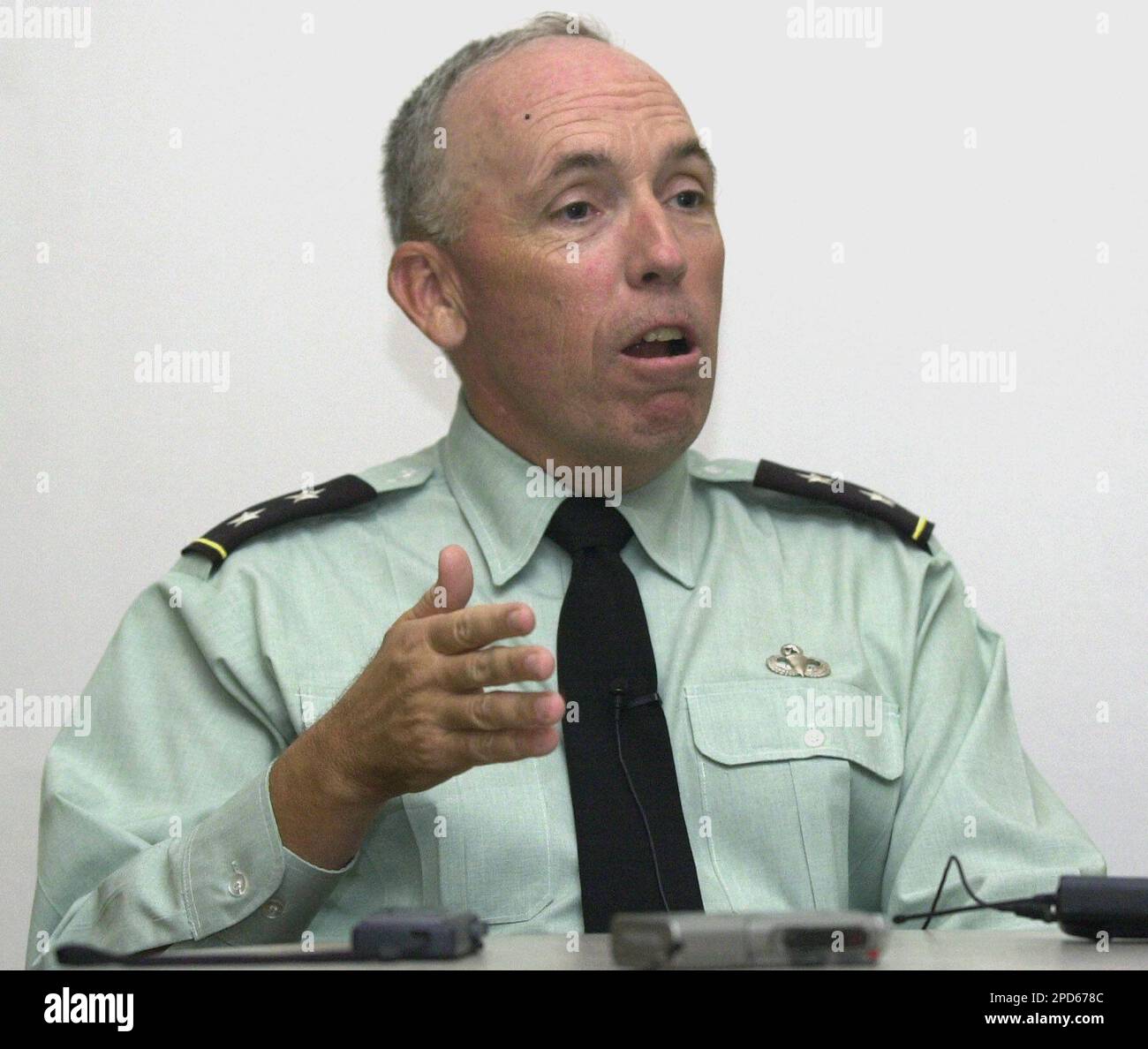 ** FILE ** U.S. Army Maj. Gen. Geoffrey D. Miller, new commander of JTF ...