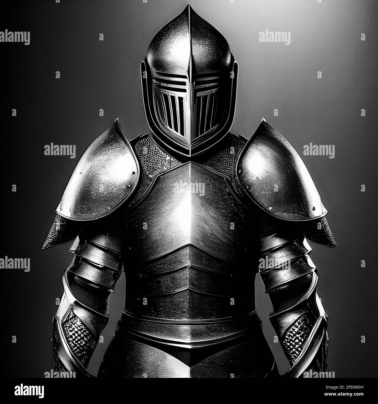 Knights armor Black and White Stock Photos & Images - Alamy
