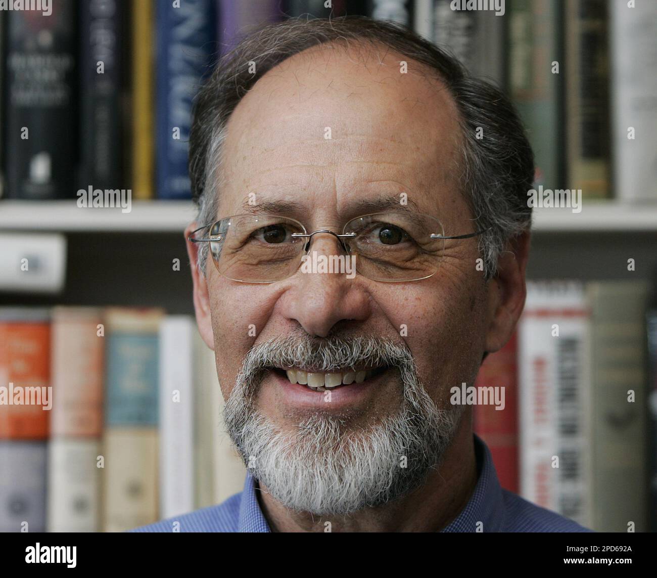 Author Martin J. Sherwin, poses for a photograph, Monday, April 17 ...