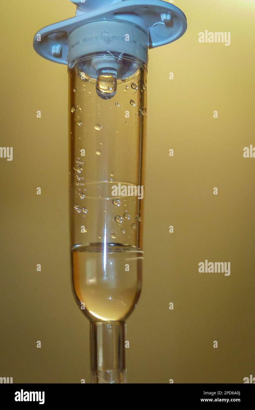 Bulb in an IV drip Stock Photo - Alamy