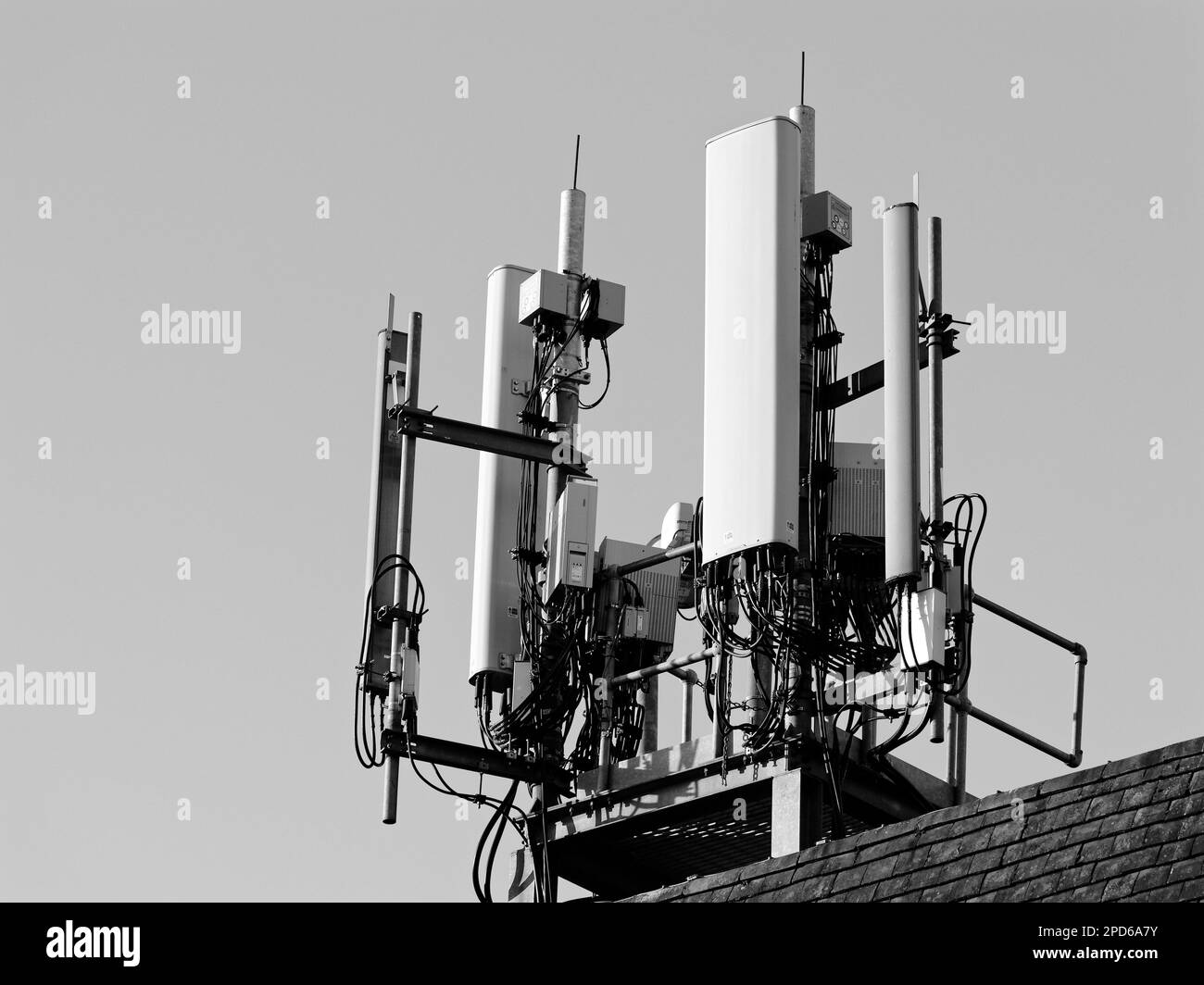 Black and White Landscape, of Cell Network, Caversham, Reading ...