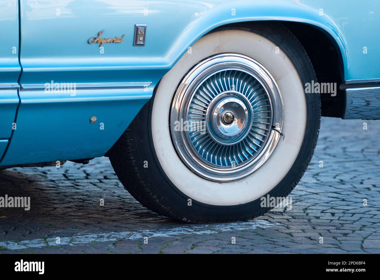 Italy, Lombardy, Meeting of Vintage Cars, Chrysler Imperial Convertible ...