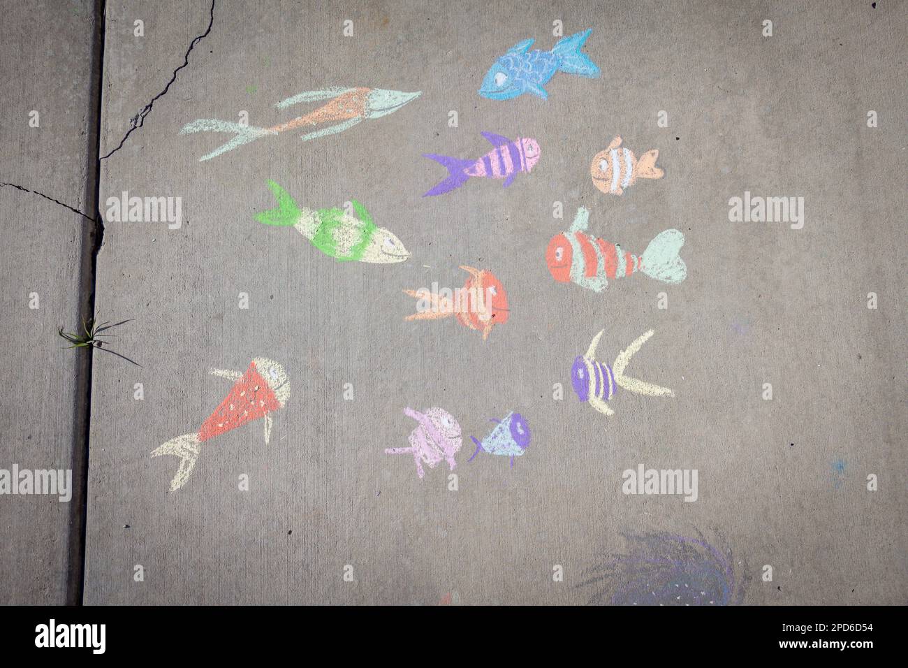 Colorful chalk art hi-res stock photography and images - Alamy
