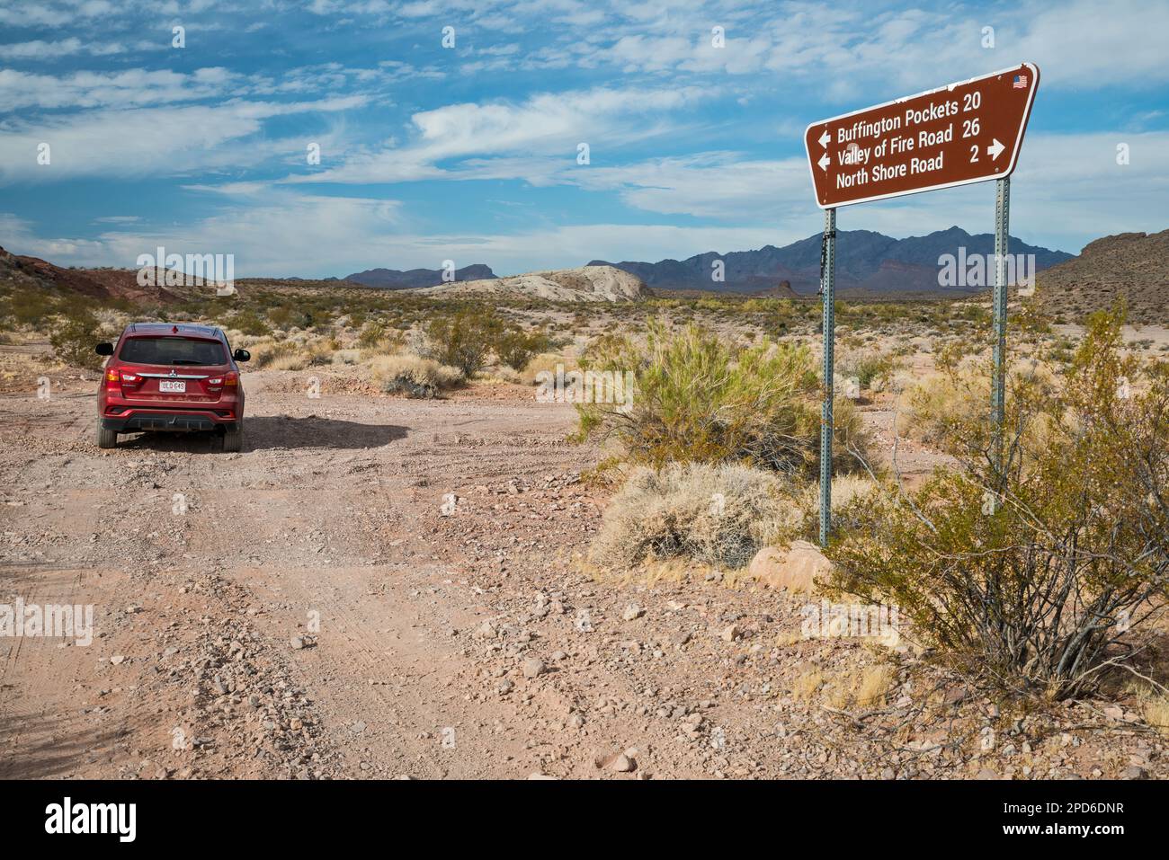 Bitter Spring Trail Back Country Byway, direction sign, Bitter Spring ...