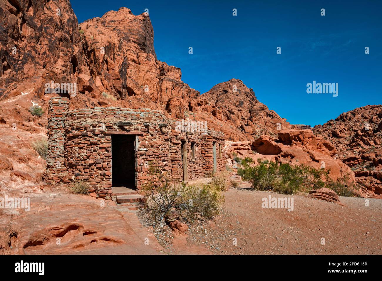Historic Civilian Conservation Corps cabins built in 1935, Valley Of ...