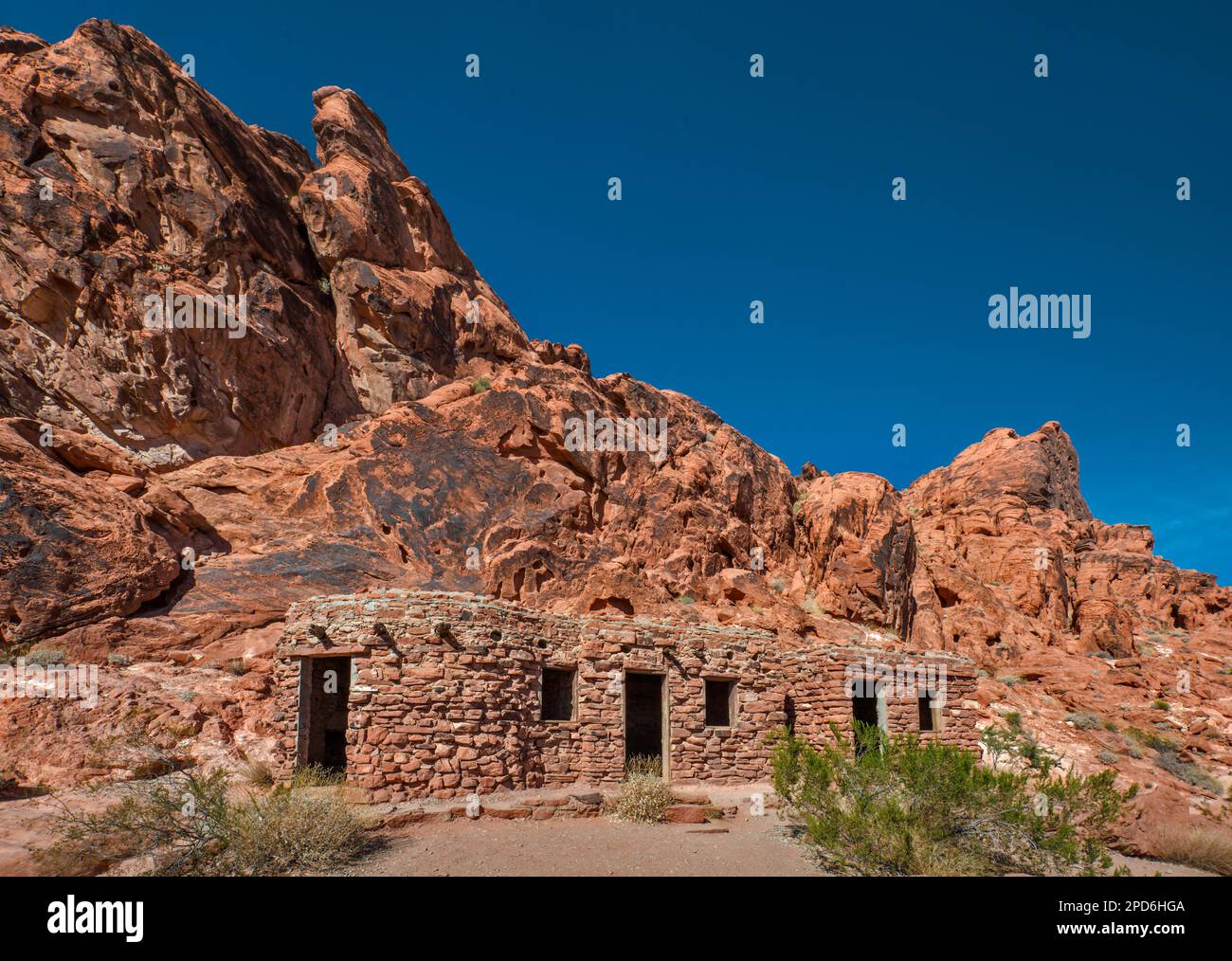 Historic Civilian Conservation Corps cabins built in 1935, Valley Of ...