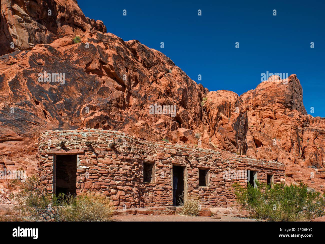 Historic Civilian Conservation Corps cabins built in 1935, Valley Of ...
