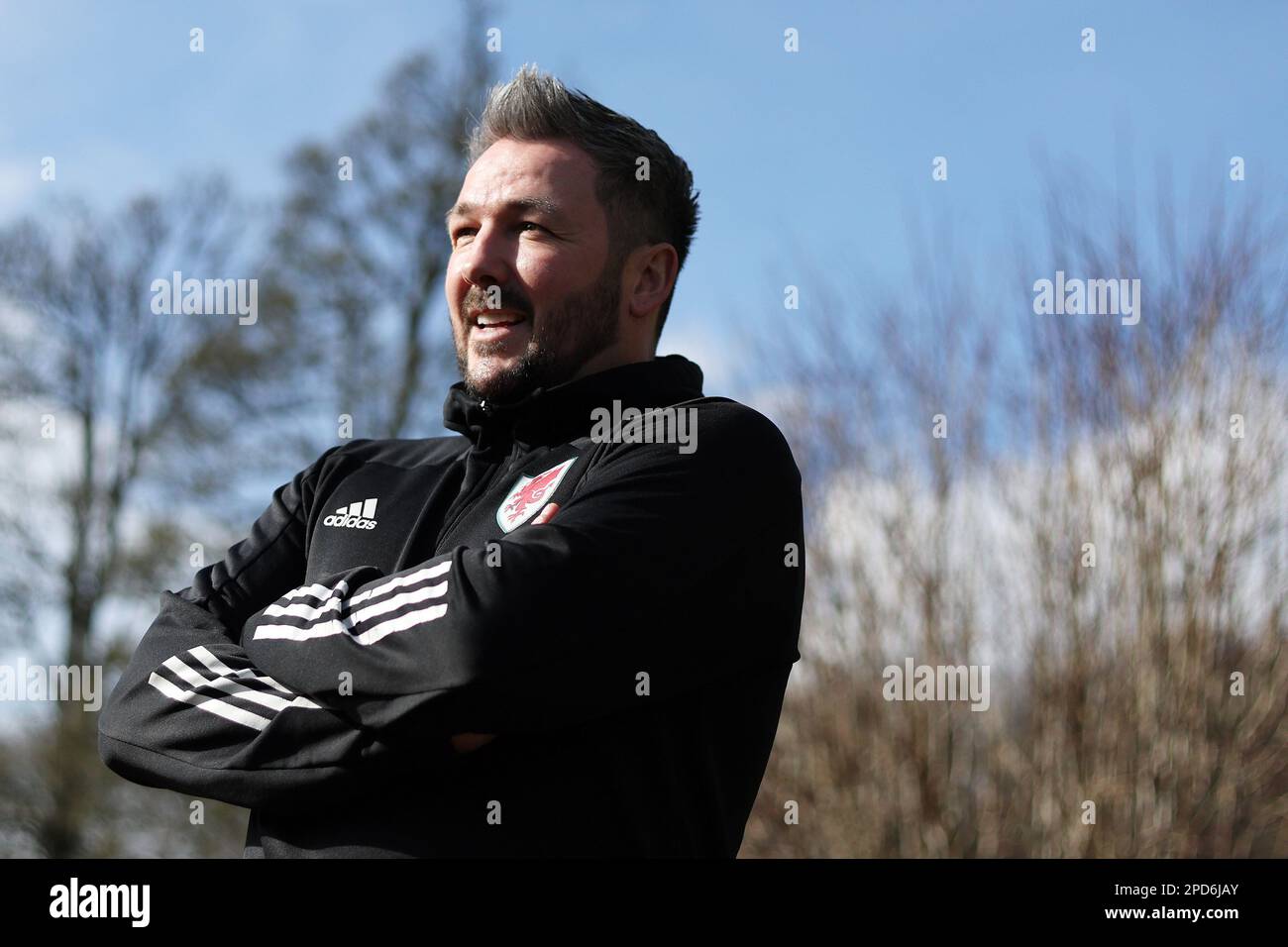 Cardiff, UK. 14th Mar, 2023. Matty Jones, the head coach/manager of ...