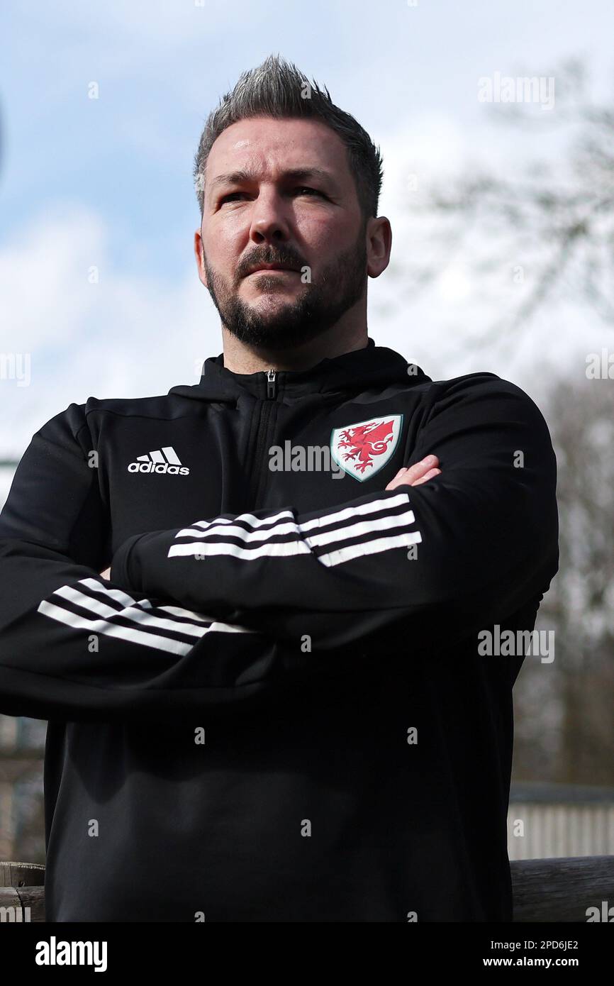 Cardiff, UK. 14th Mar, 2023. Matty Jones, the head coach/manager of ...