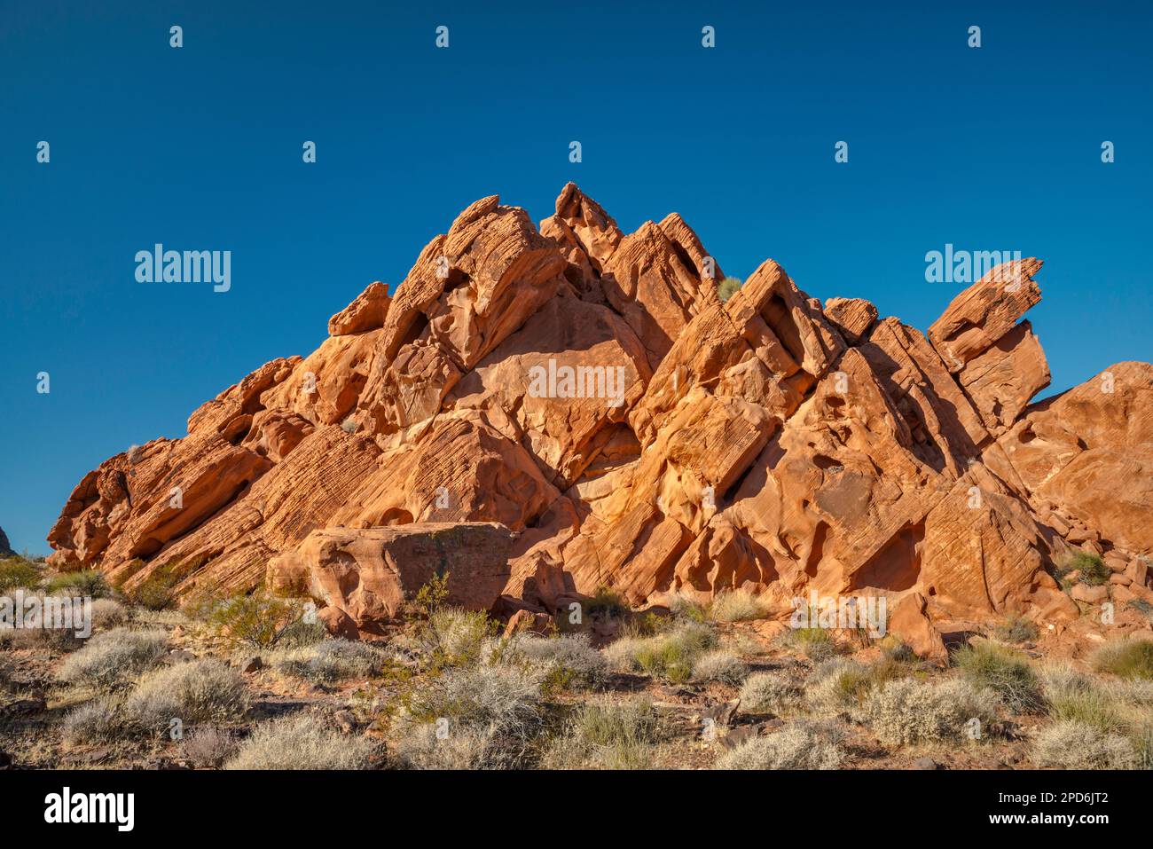 Aztec sandstone rock formations at Redstone Trail, Redstone Petrified ...