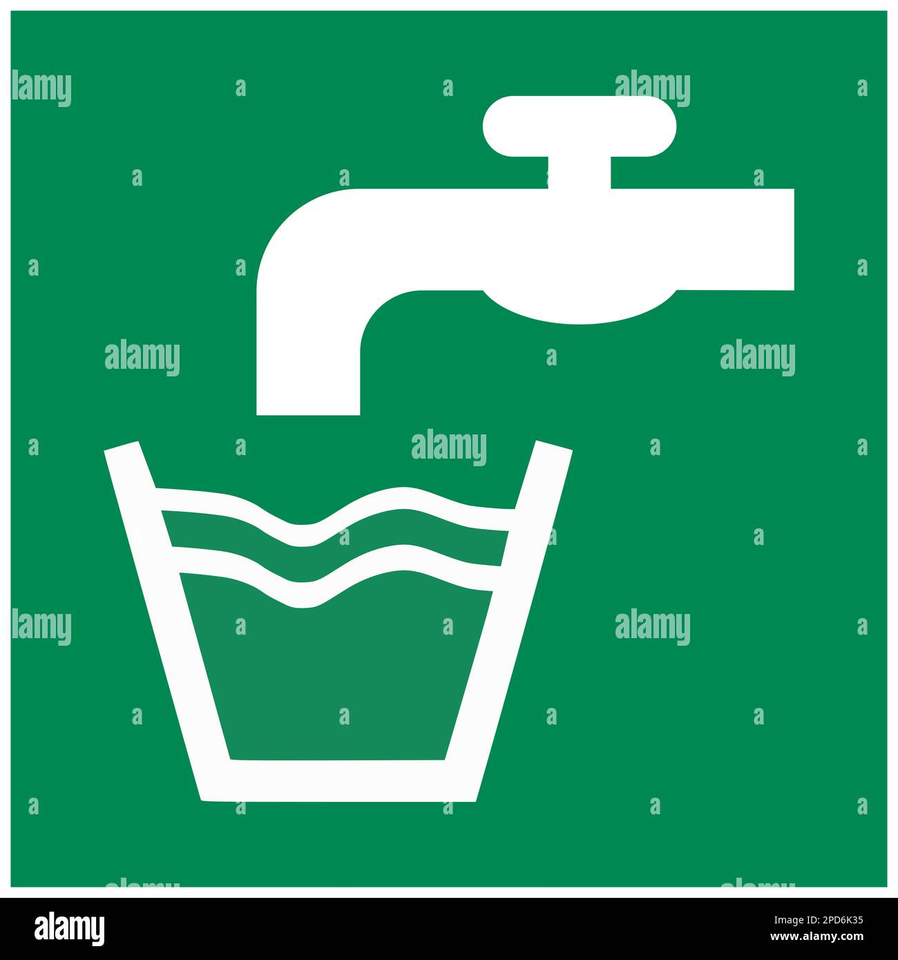 ISO 7010 drinking water sign Stock Photo - Alamy