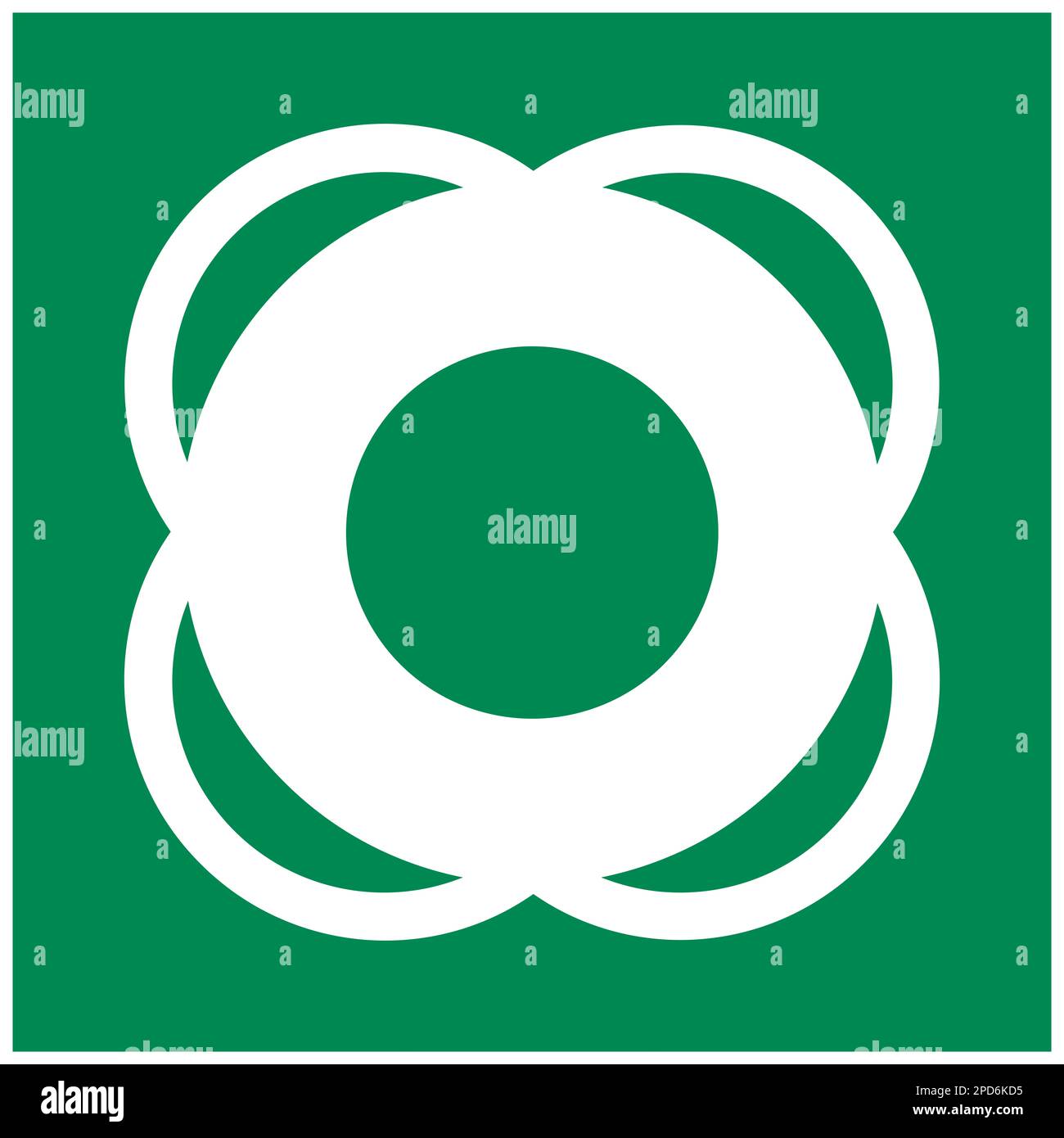 ISO 7010 lifebuoy sign Stock Photo - Alamy