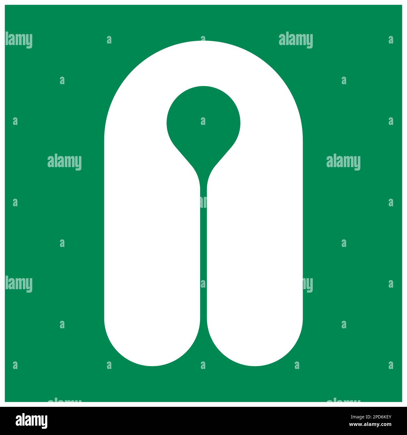 ISO 7010 life jacket sign Stock Photo - Alamy