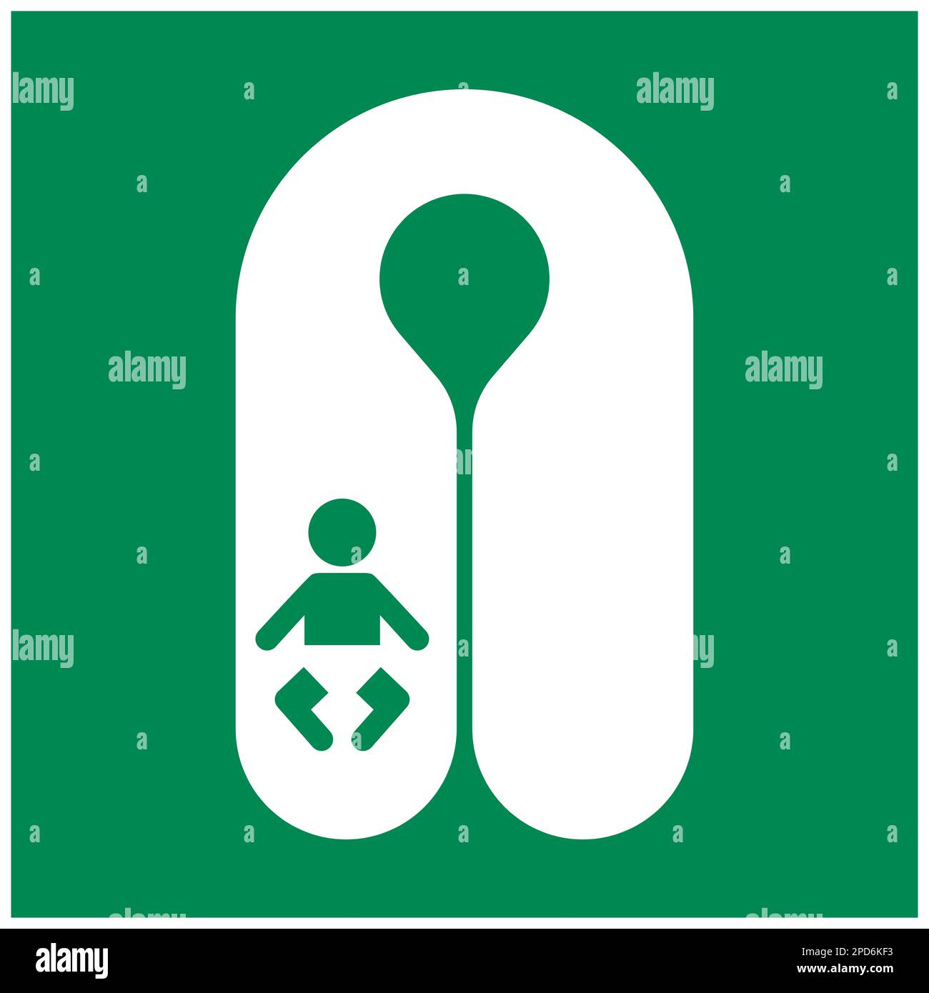 ISO 7010 infants life jacket sign Stock Photo - Alamy
