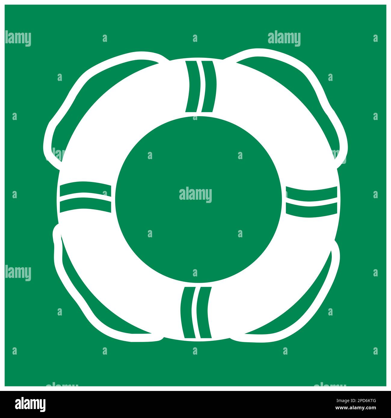 ISO 7010 water life saving equipment sign Stock Photo - Alamy