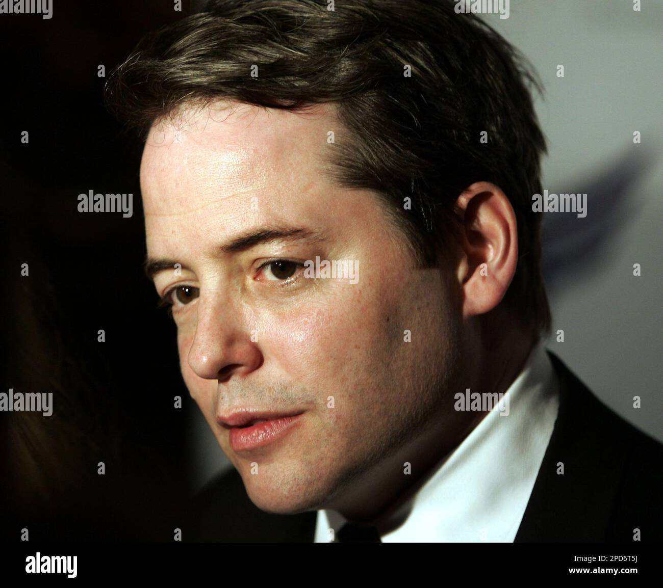 Actor Matthew Broderick, arrives at the American Theatre Wing's spring ...
