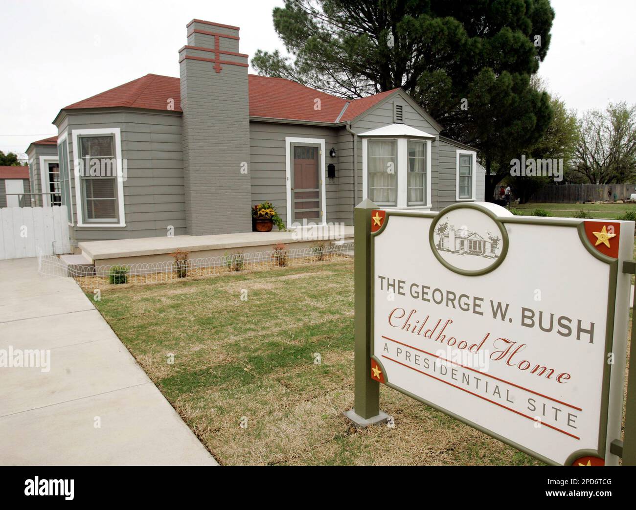 The childhood home of President George W. Bush, in Midland, Texas, is ...