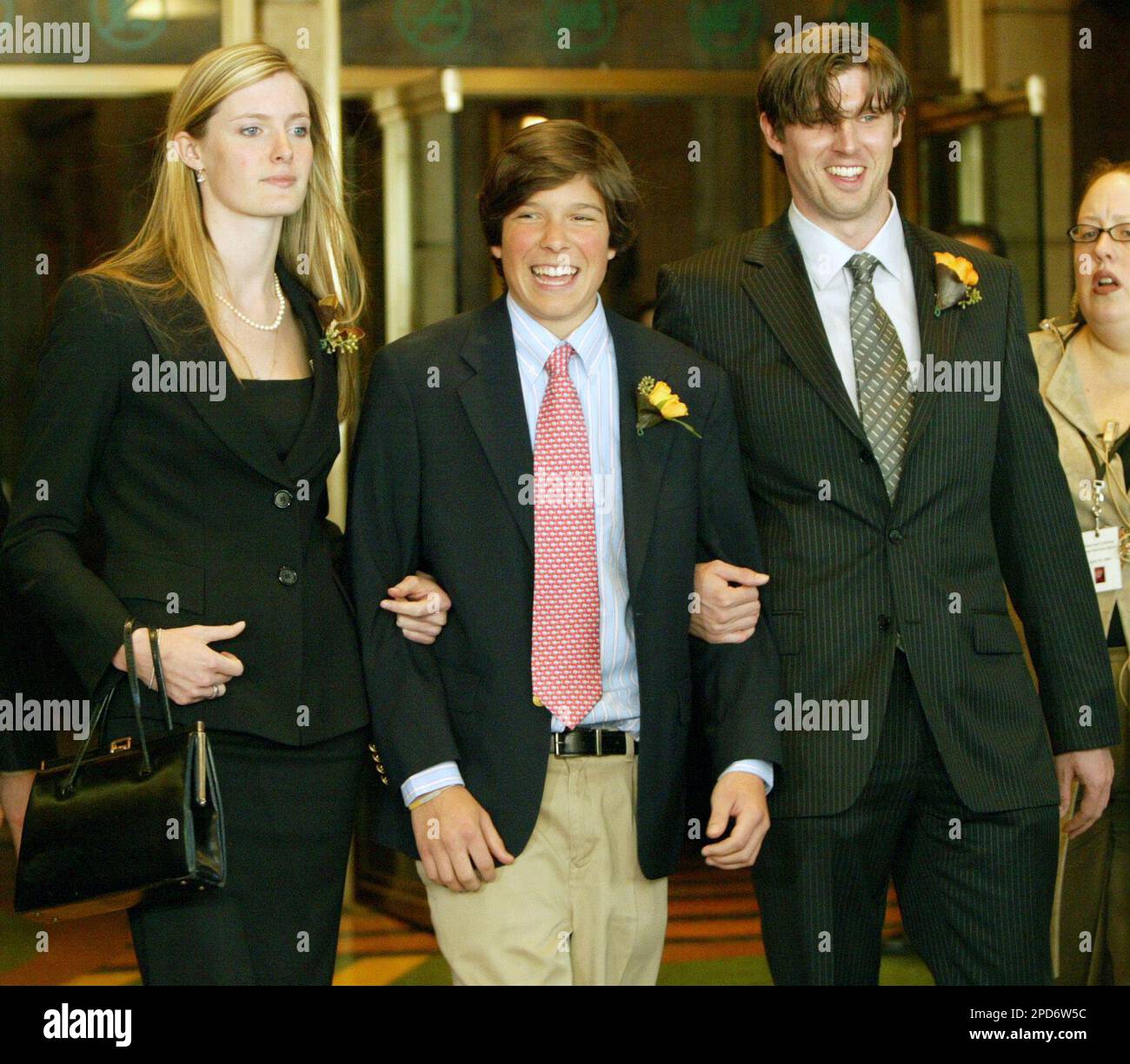 Christopher Reeve's children Alexandra, left, and Matthew, right ...