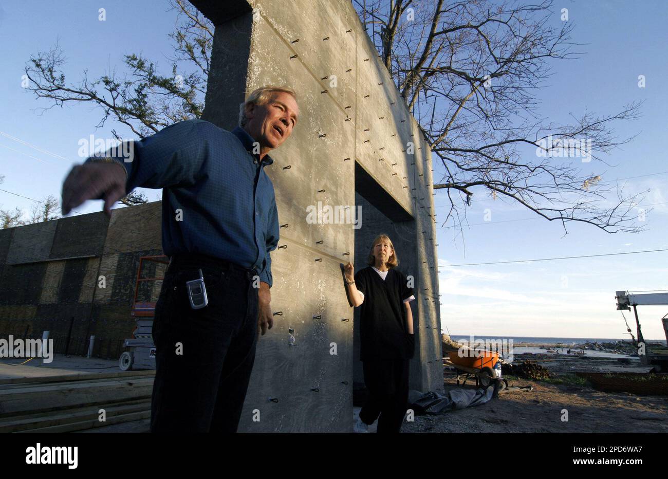 Scott Oliver, a longtime Gulfport, Miss., resident, and his wife ...
