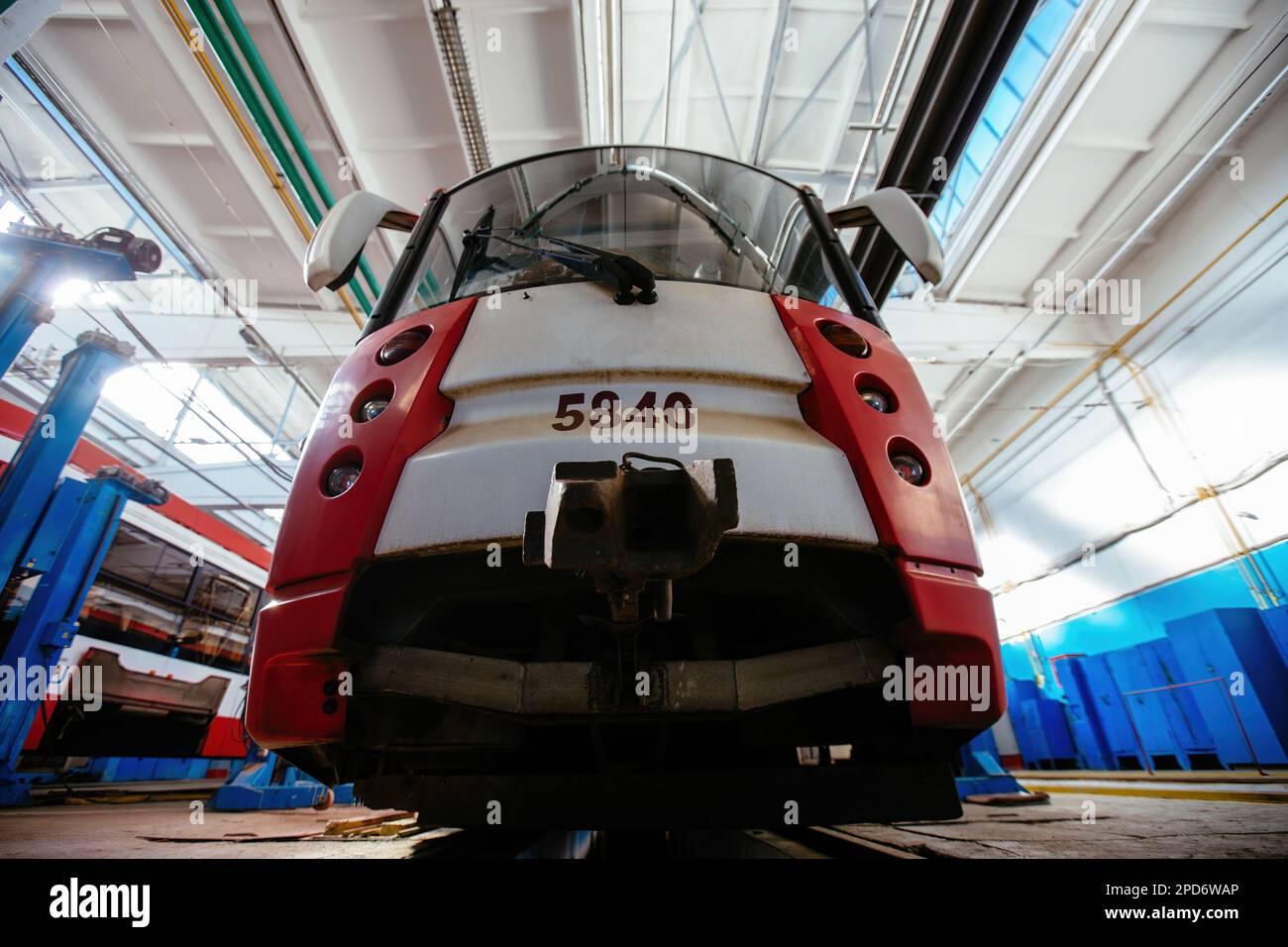 Tramway train maintenance garage hi-res stock photography and images ...