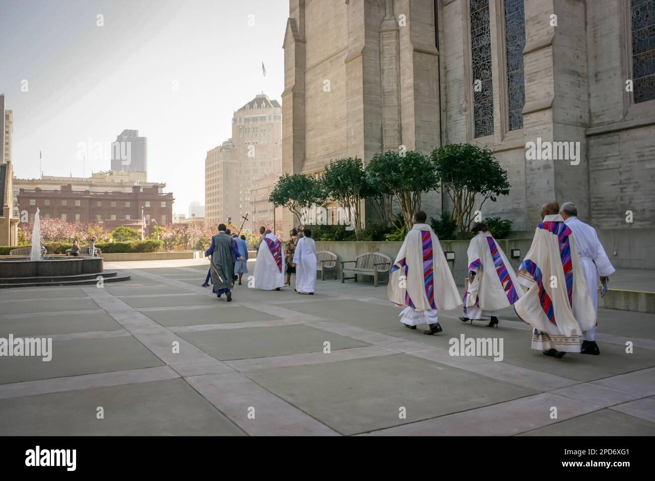 Cleric walking hi-res stock photography and images - Alamy
