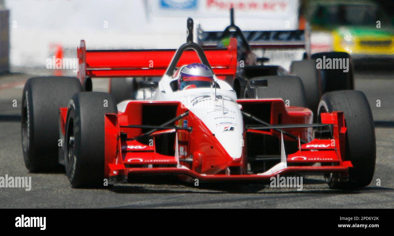 Britain's driver Katherine Legge, who drove in her first CHAMP race ...