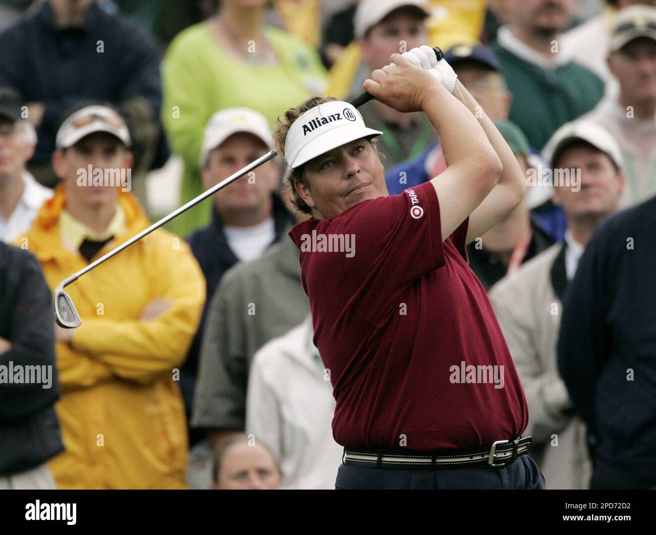 Tim Herron tees off on the third hole during third round play of the ...