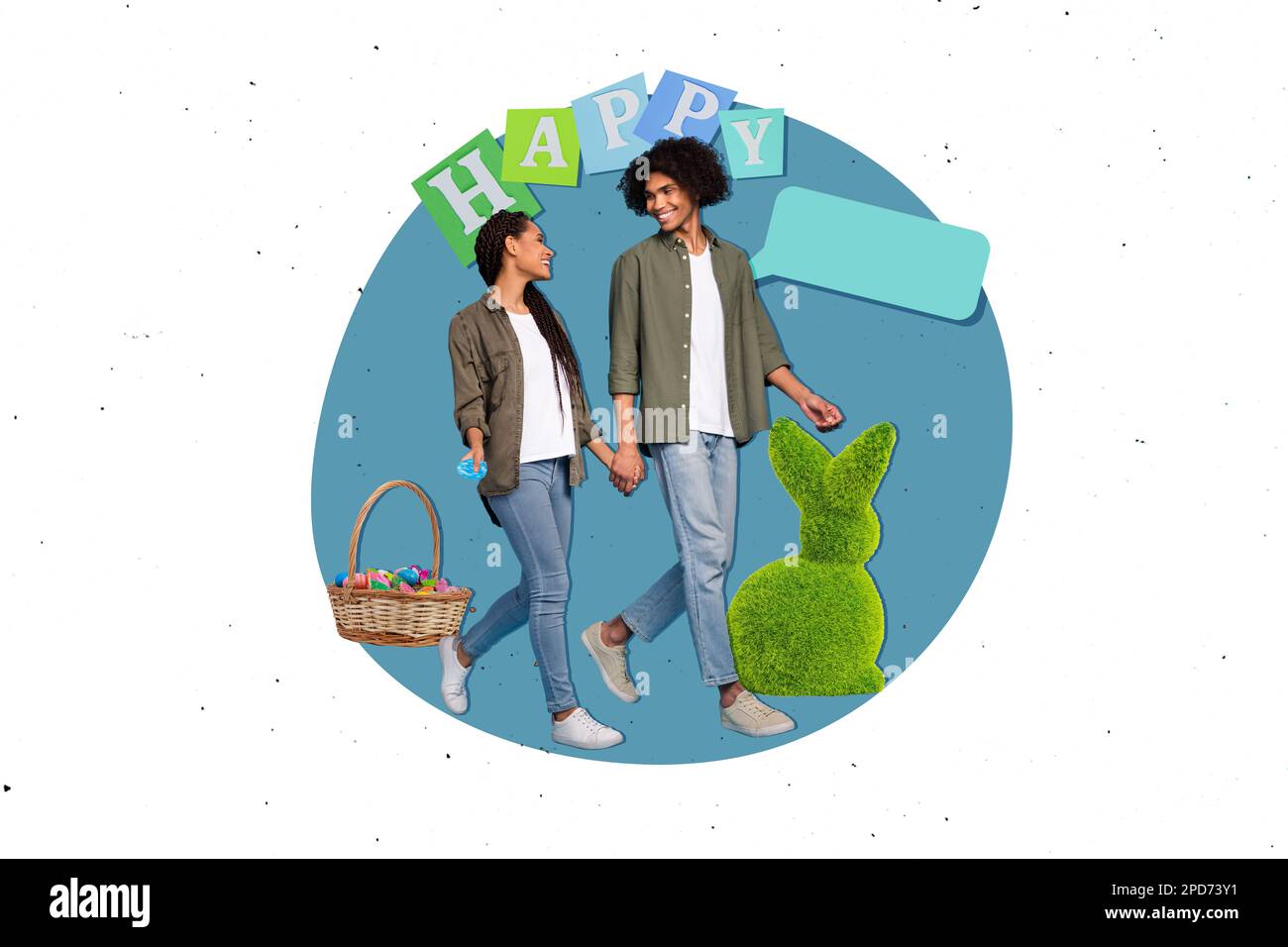 Portrait festive positive woman Cut Out Stock Images & Pictures - Alamy