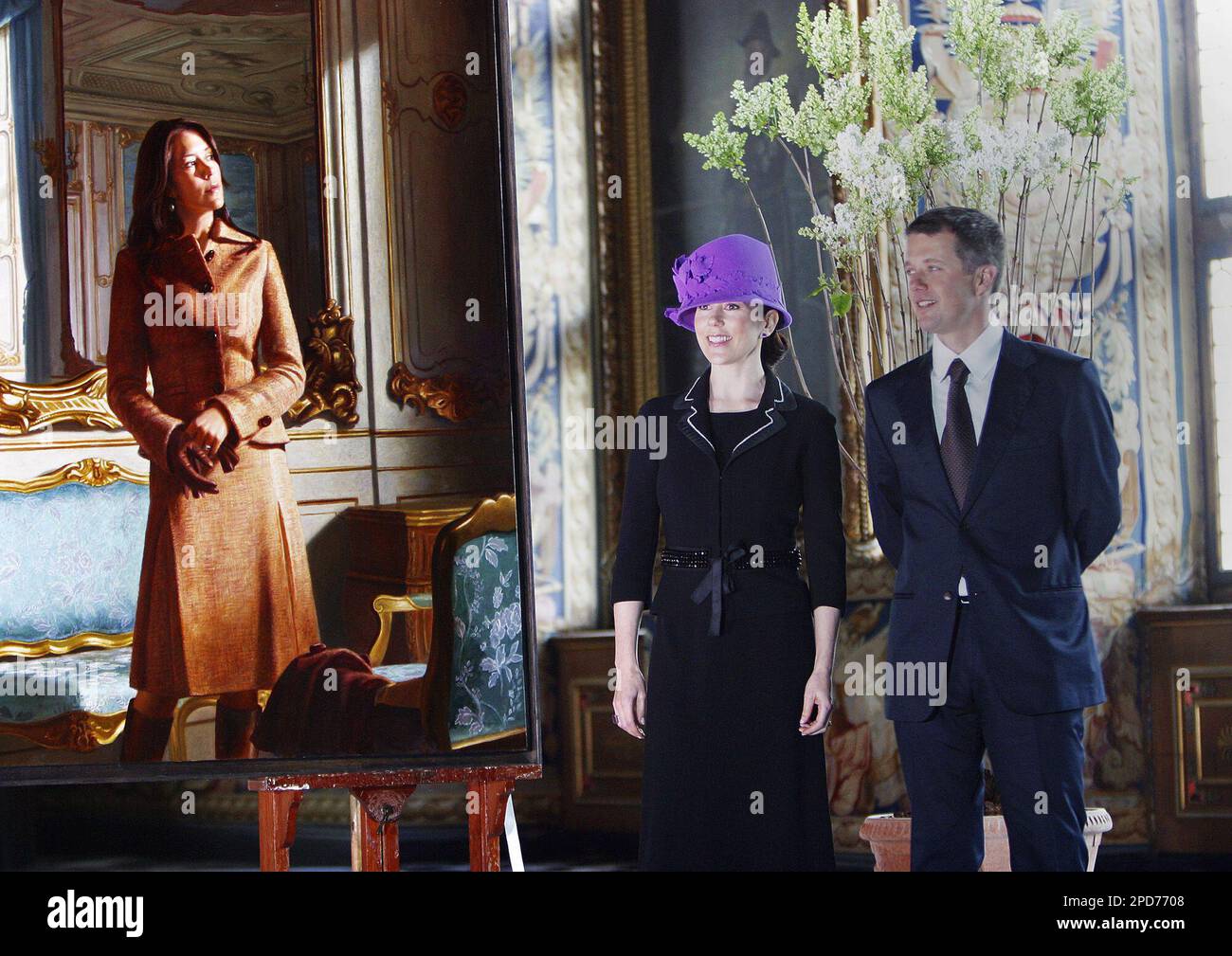 Denmark's Australian-born Crown Princess Mary unveils her first ...