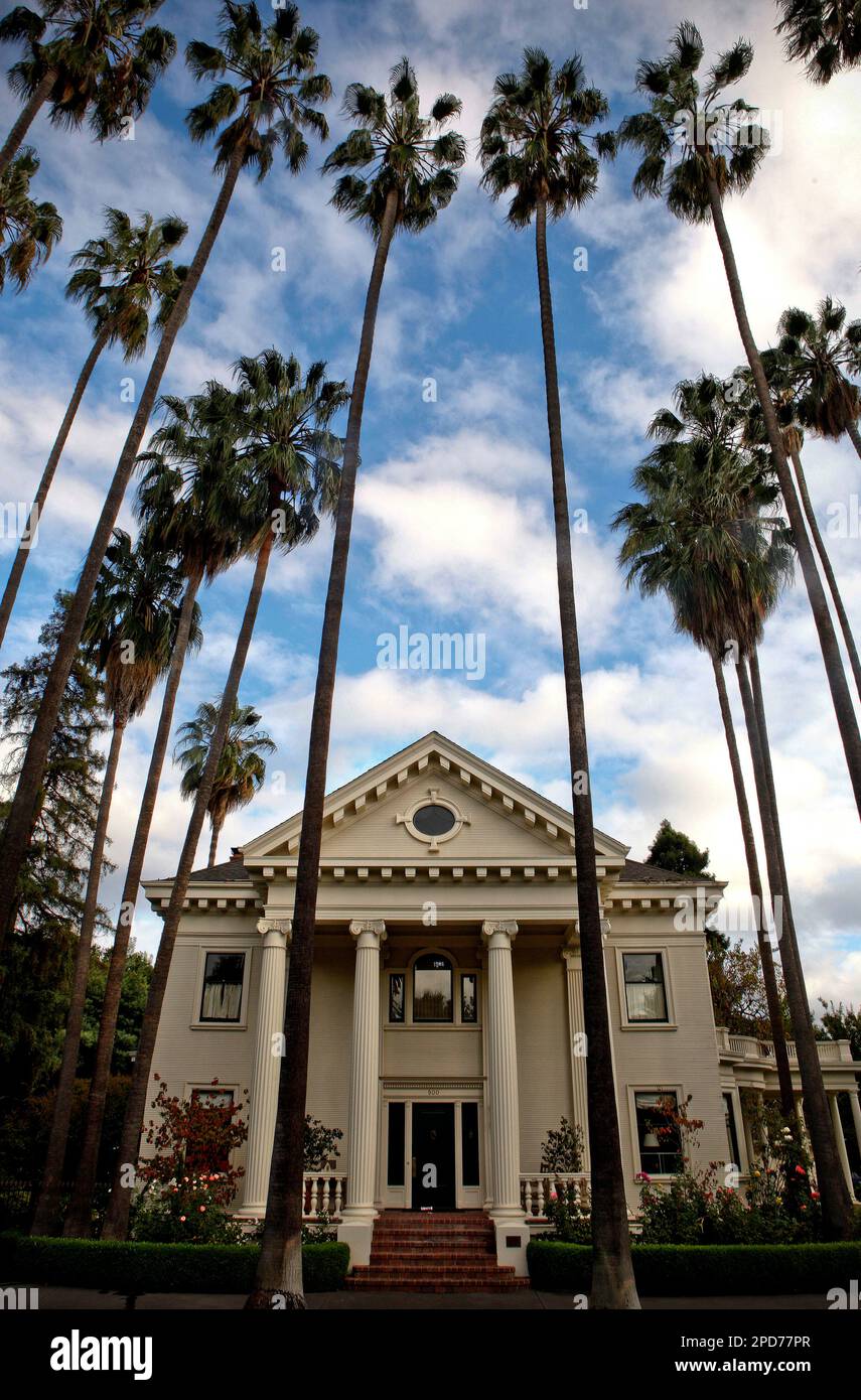 The John Adams Squire House in Palo Alto, Calif., a historical landmark ...