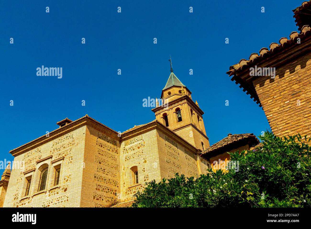 Church of Santa Maria de la Alhambra at the Alhambra Palace in Granada ...