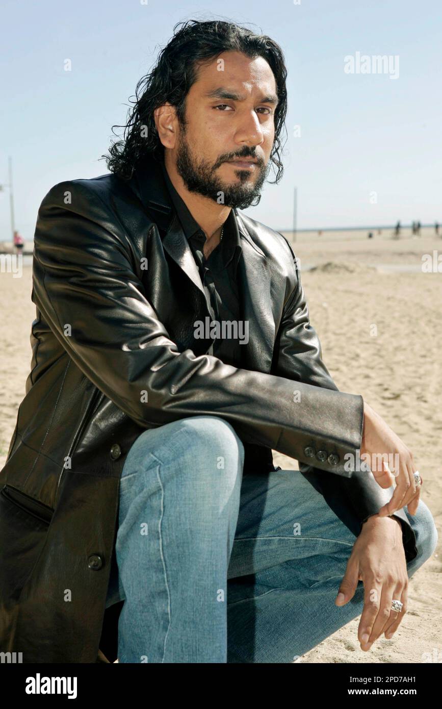 Actor Naveen Andrews, who stars in the ABC series "Lost," poses on ...