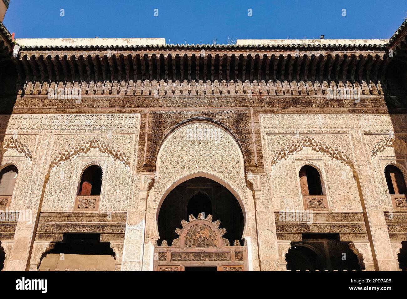 Morocco, Fes, Medrassa Bouanania Stock Photo - Alamy