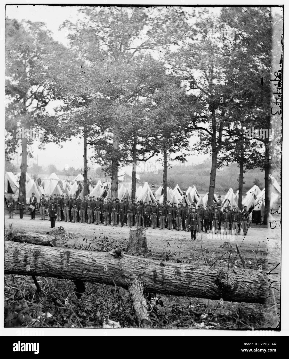 Camp of 35th New York Volunteers. (Jefferson County Regiment). Civil ...