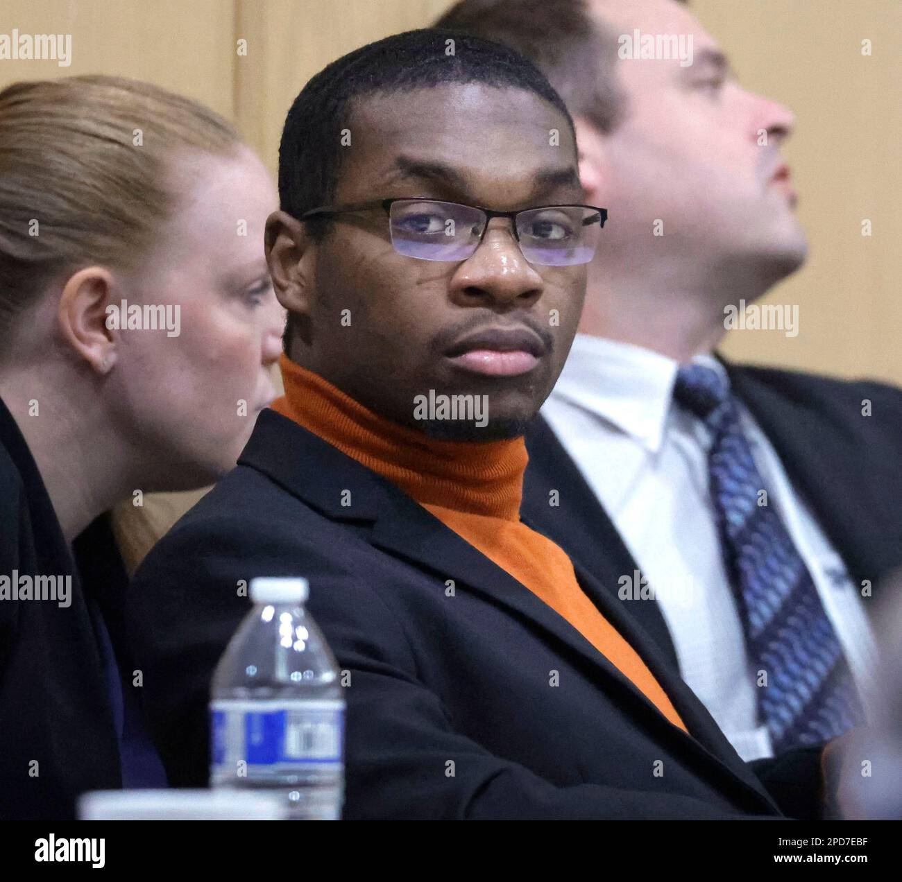 Shooting suspect Michael Boatwright arrives in the courtroom for the ...