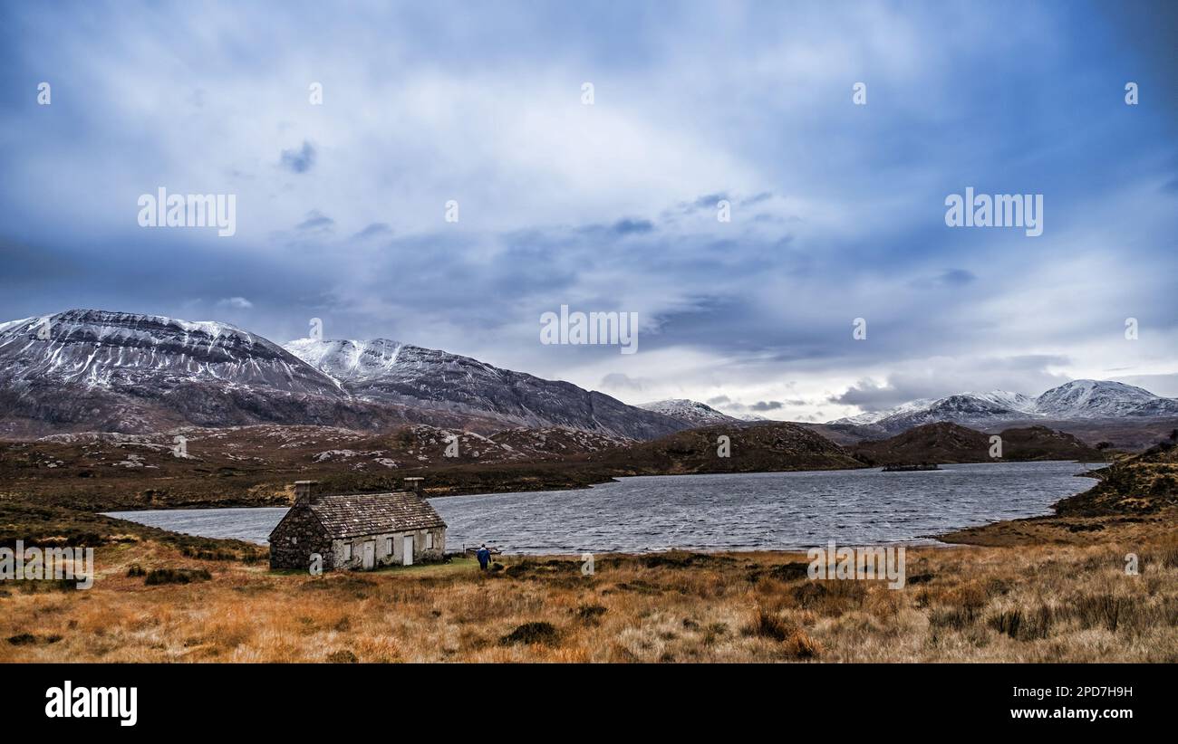 Arkle and Loch Stack Stock Photo - Alamy