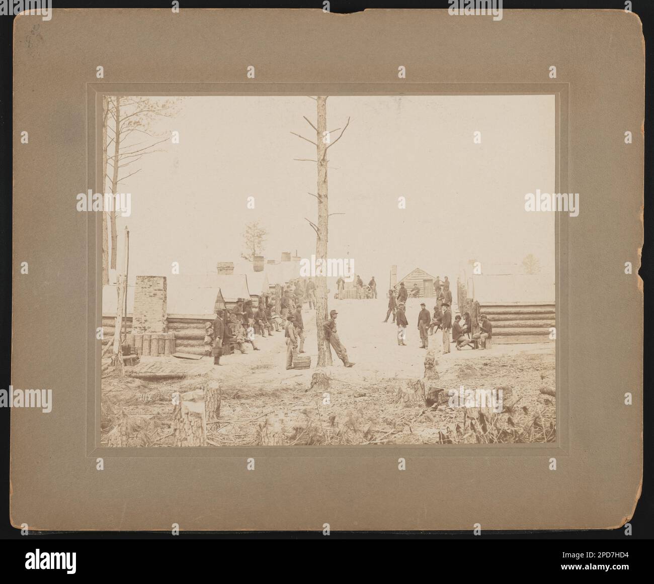 Petersburg, Virginia General view of camp of Oneida, New York ...
