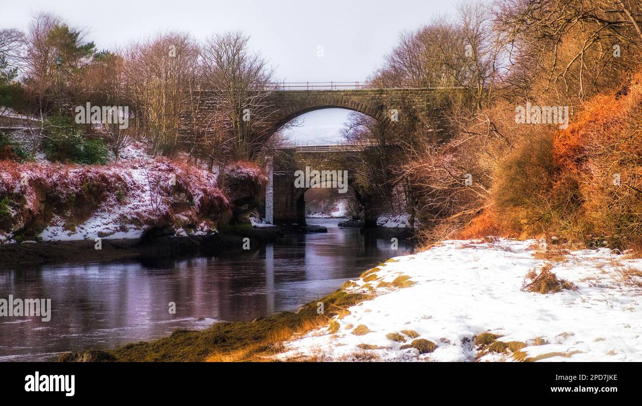 The River Brora in winter Stock Photo - Alamy