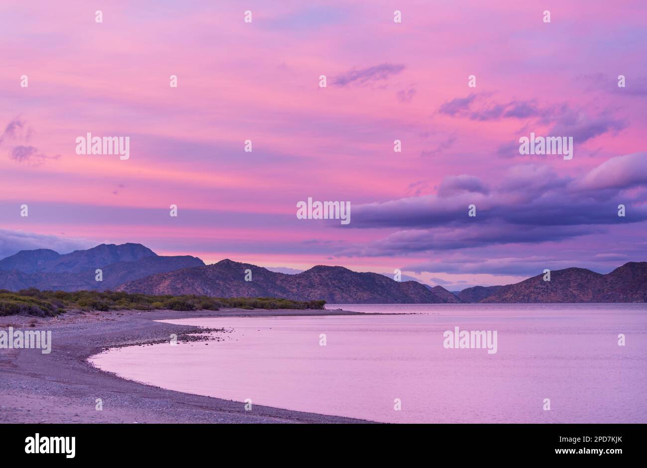 Beautuful landscapes in Baja California, Mexico. Travel background ...