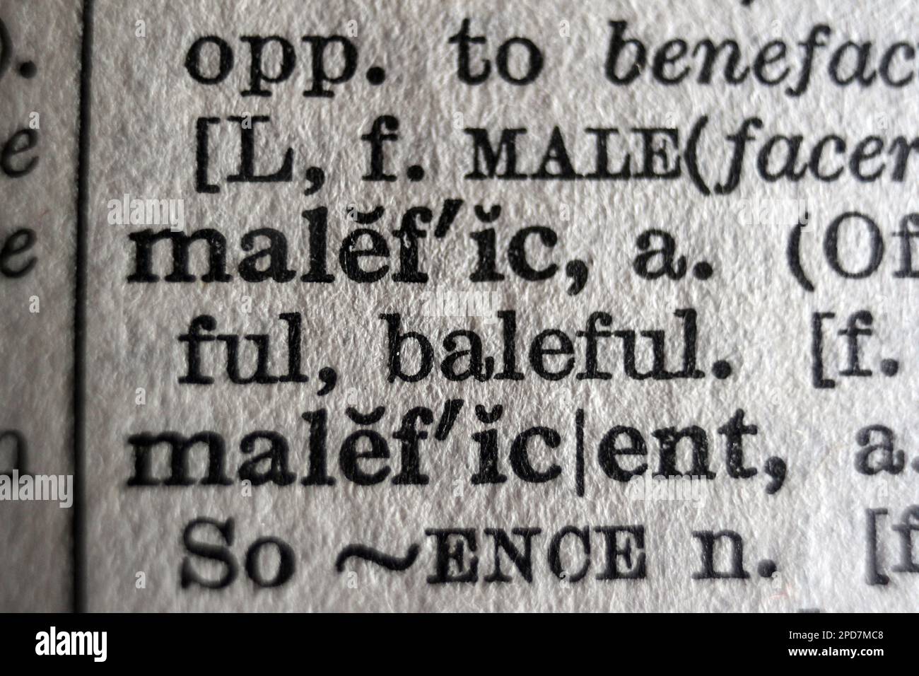 Malefic hi-res stock photography and images - Alamy