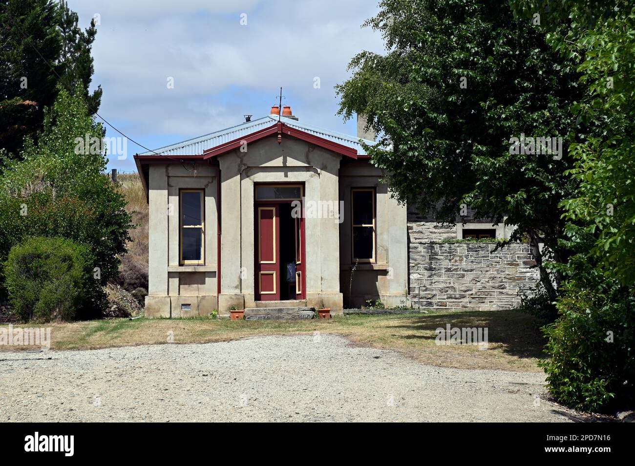 The Court House in the Central Otago village of Ophir.It dates from ...